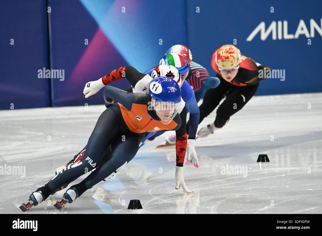 Michelle Velzeboer from Netherlands during the Winter Olympic Games ...