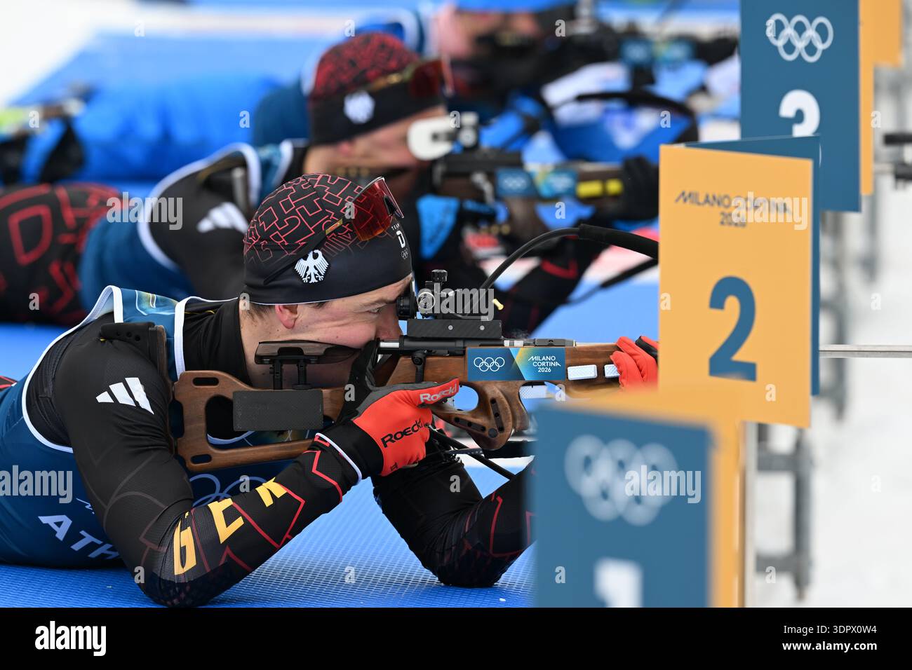 16 February 2026, Italy, Antholz: Olympia, Olympic Winter Games Milan ...