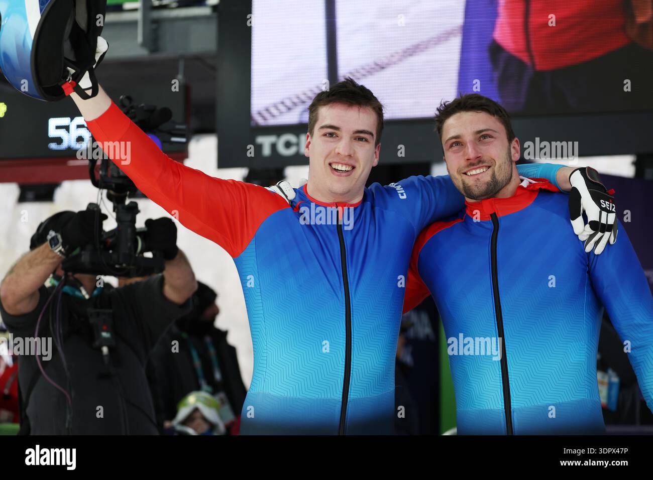 Milan Cortina 2026 Olympics 2-Man Bobsleigh, Team KRANZ Martin (LIE ...