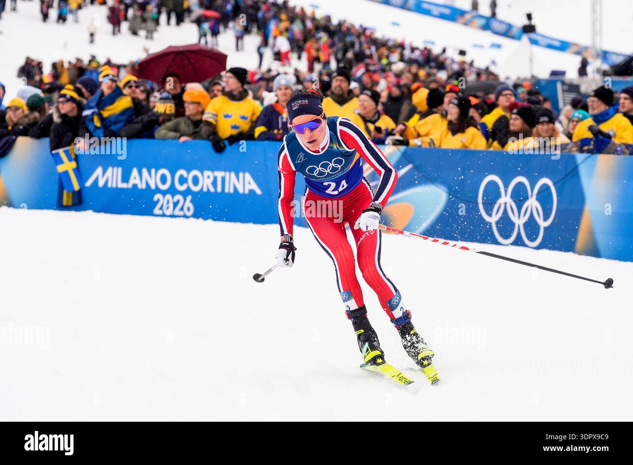 Val di Fiemme, Italy 20260214. Heidi Weng from Norway during the cross ...