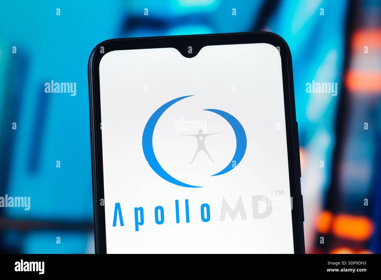 In this photo illustration, the ApolloMD (Apollo MD) logo is seen ...