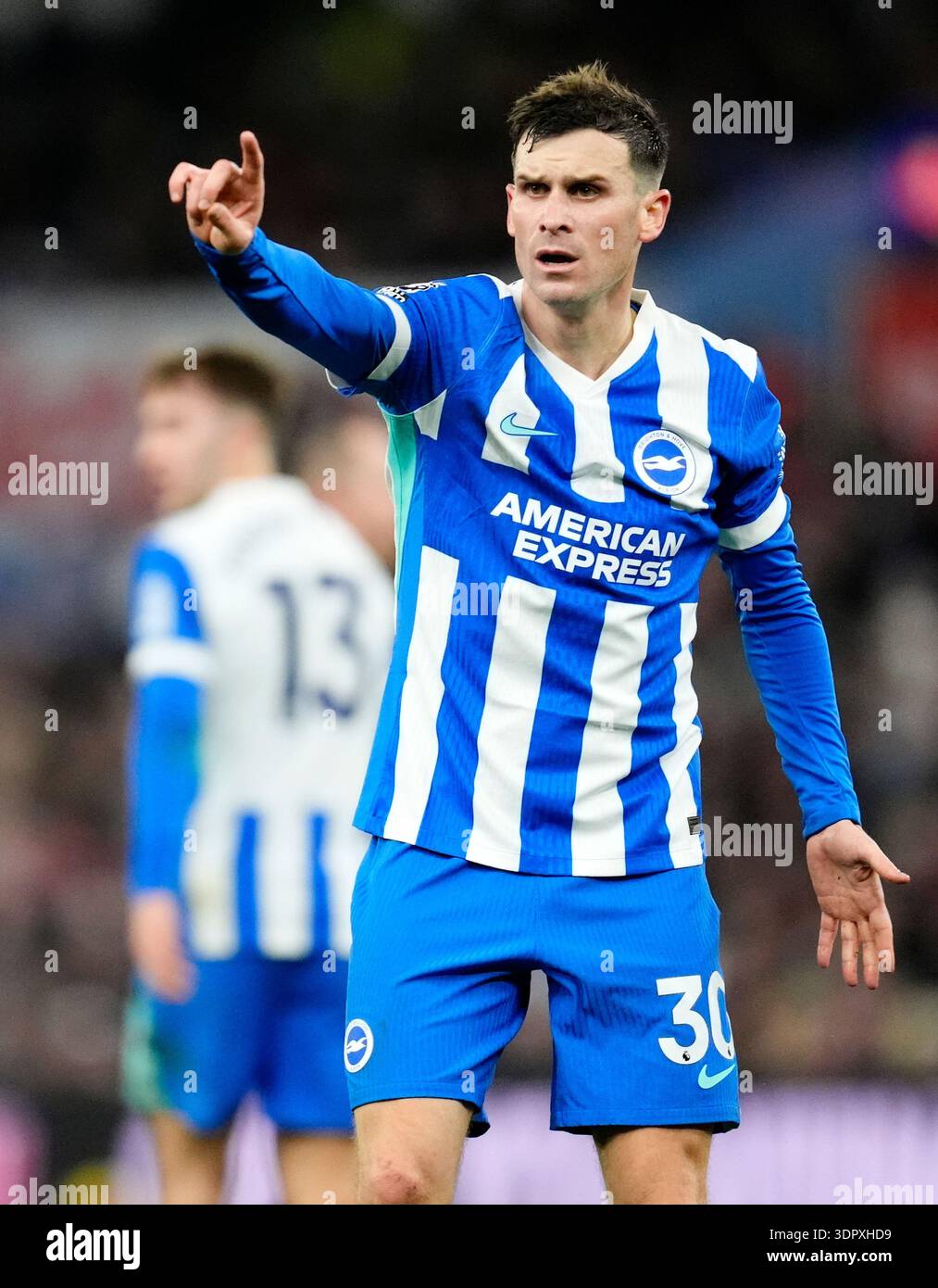Brighton and Hove Albion's Pascal Gross during the Premier League match ...