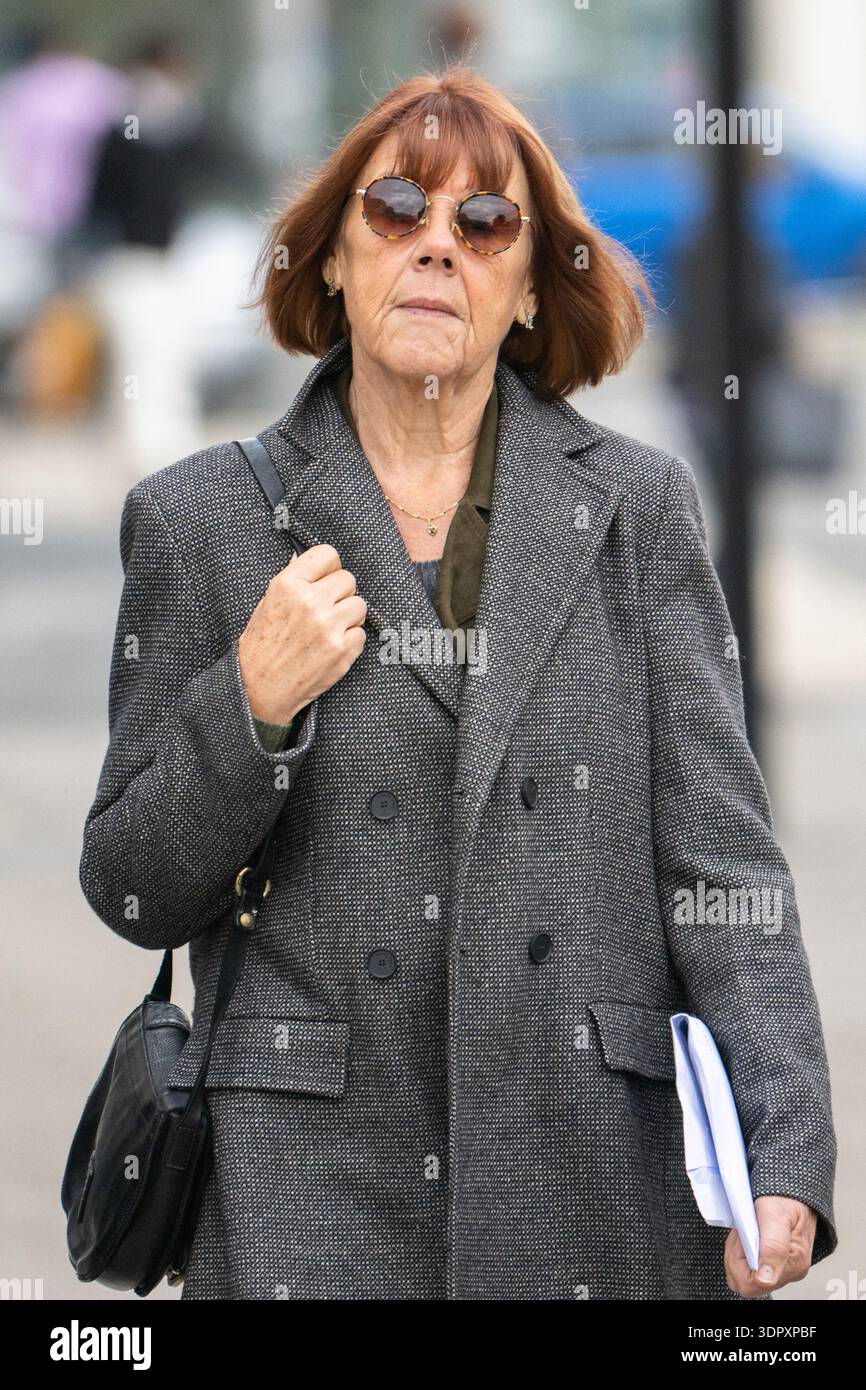 File photo - Gisele Pelicot arrives at the courthouse of Avignon during ...