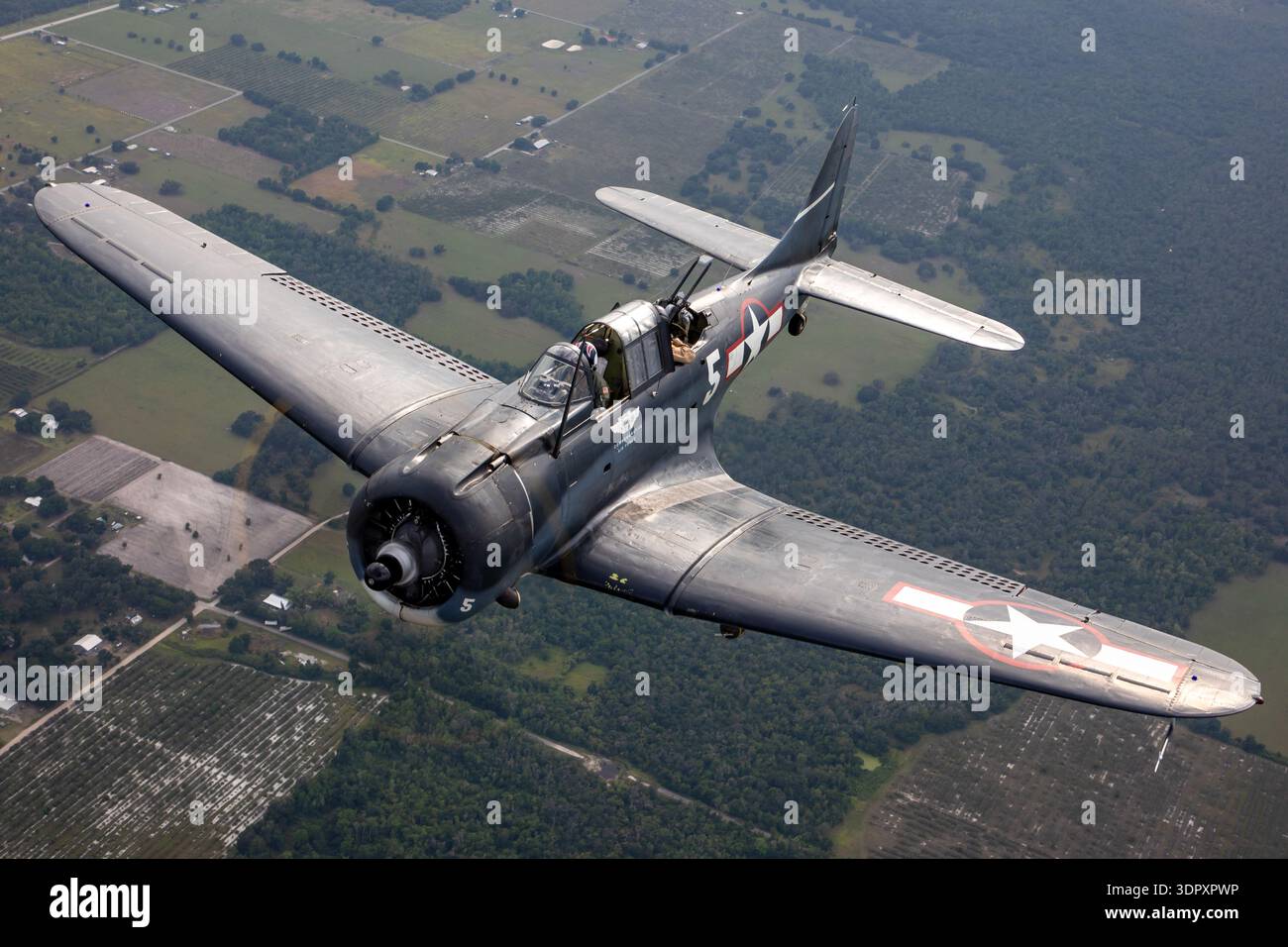 Douglas SBD-5 Dauntless N82GA, serial 6046, in U.S. Navy display ...