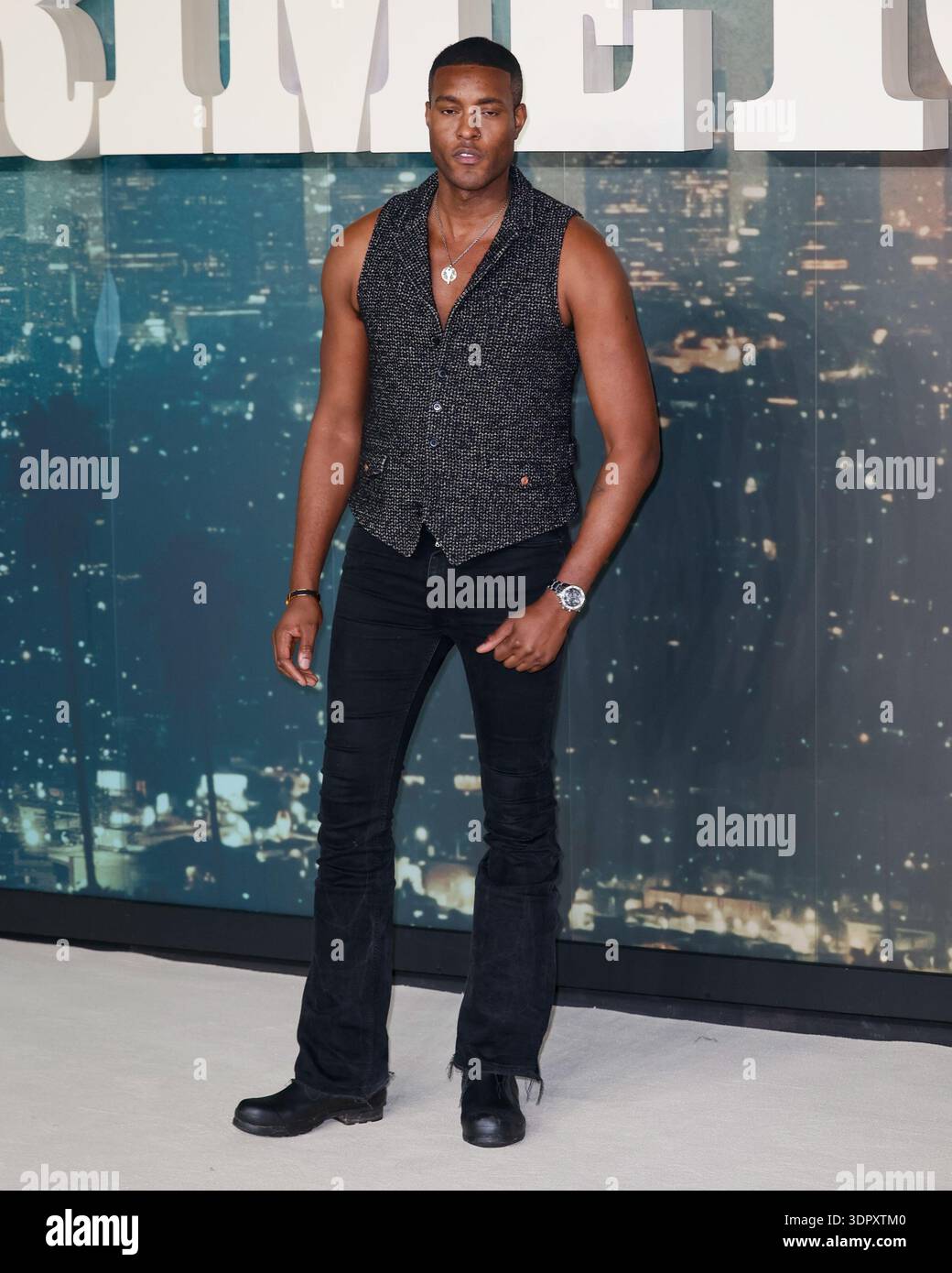 Stefan Pierre Tomlin attending the European Gala Screening of 'Crime ...