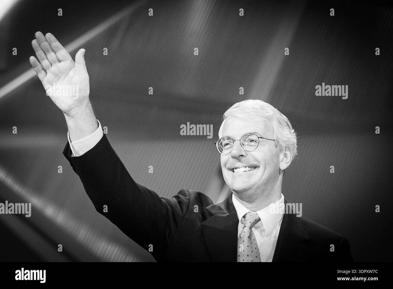 John major former prime minsiter at tory conference hi-res stock ...