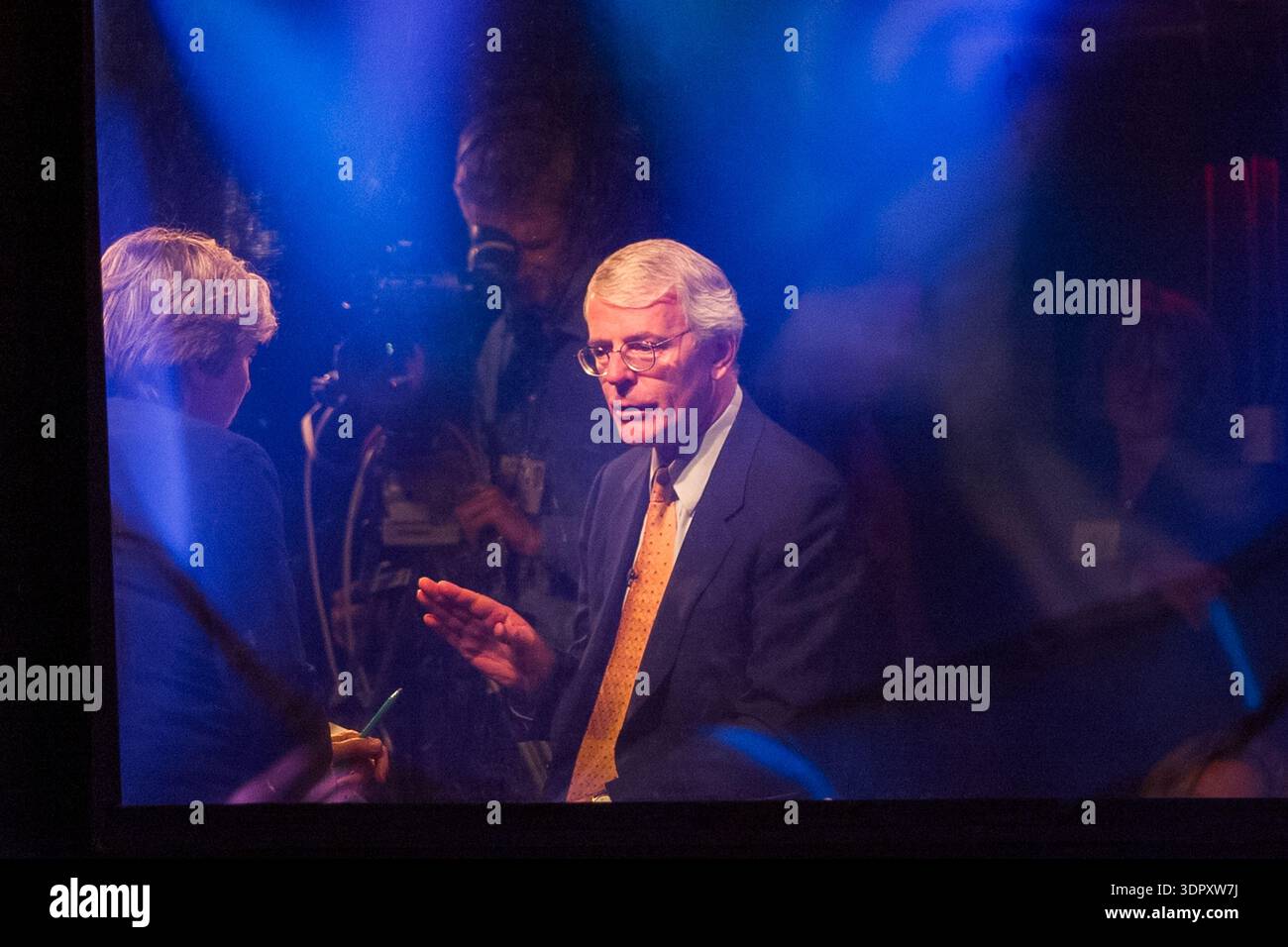 John major former prime minsiter at tory conference hi-res stock ...