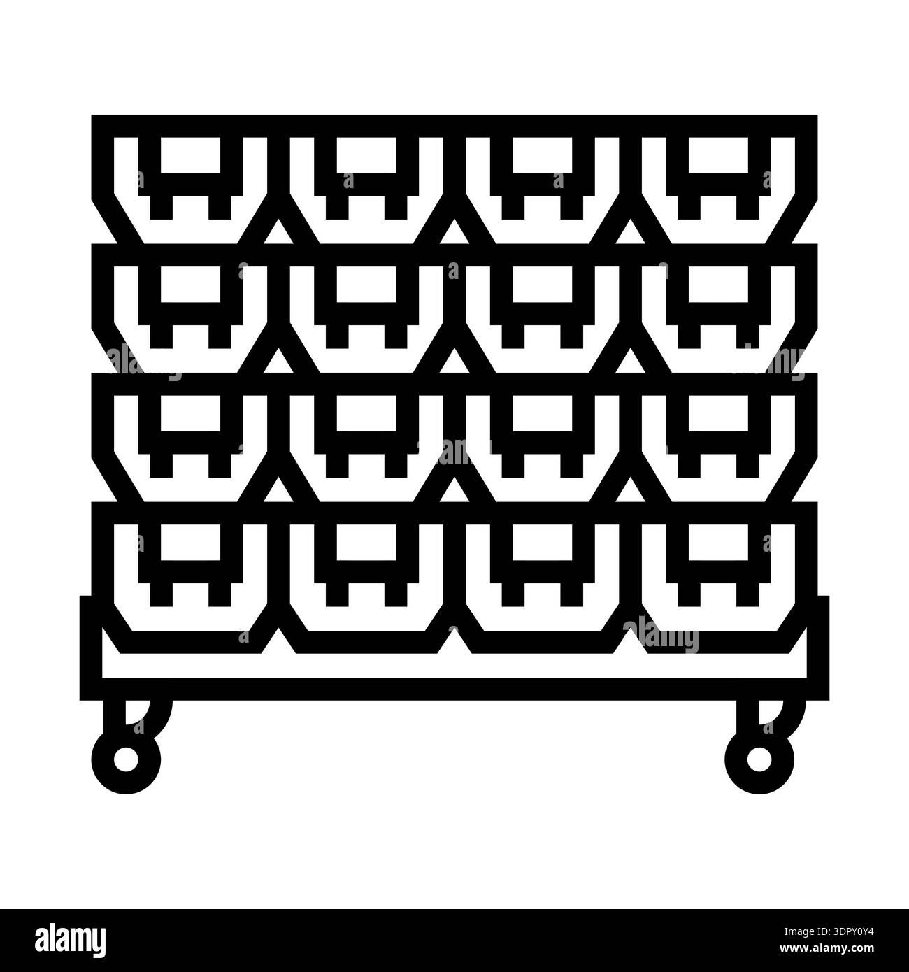 Louvre panel trolley hi-res stock photography and images - Alamy