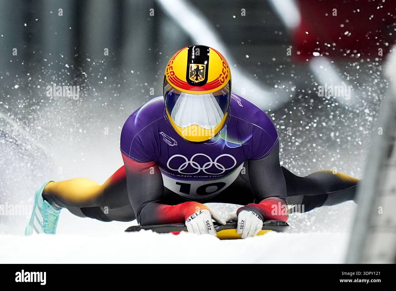 Germany ’s GROTHEER Christopher during at the Cortina Sliding Centre at ...