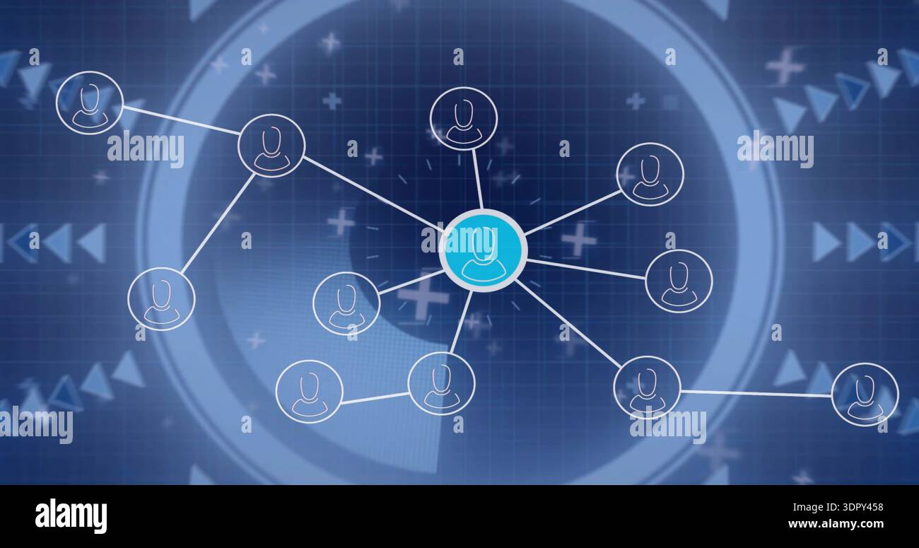 Abstract network hub spoke hi-res stock photography and images - Alamy