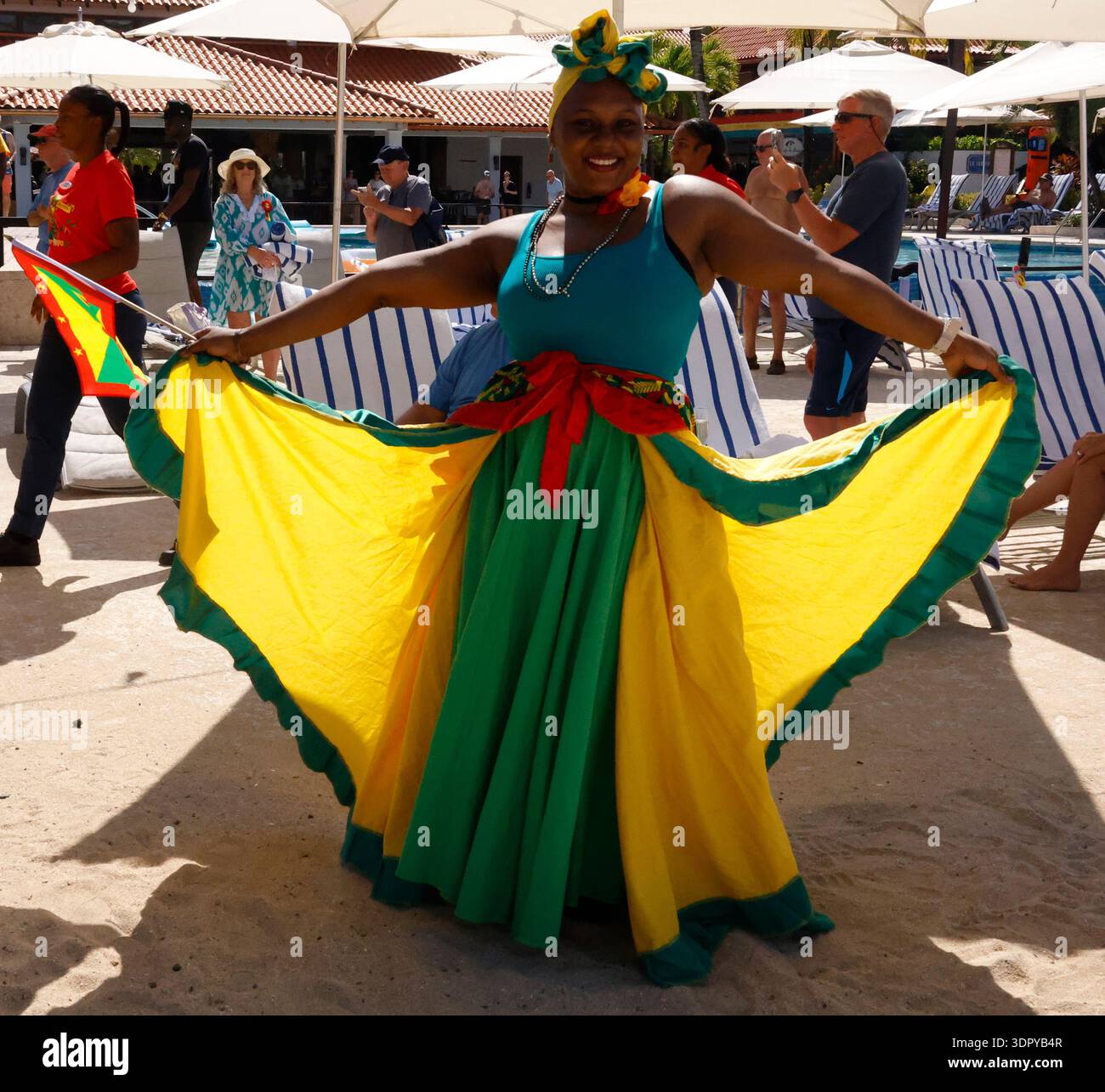 THE CARNIVAL FESTIVAL Local people celebrating Independence Day at ...