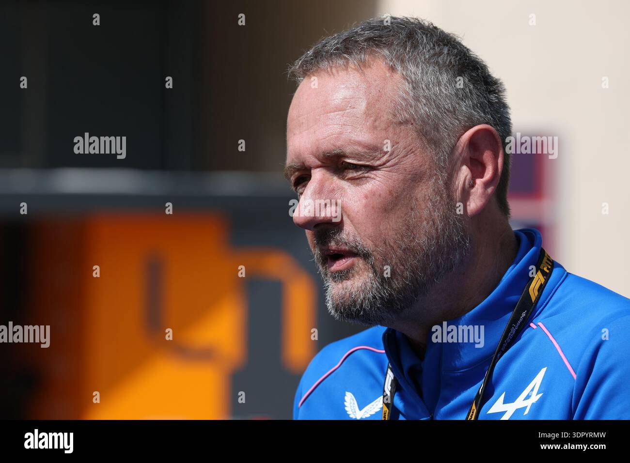 Steve Nielsen (GBR) Managing director of the Alpine F1 team during pre ...