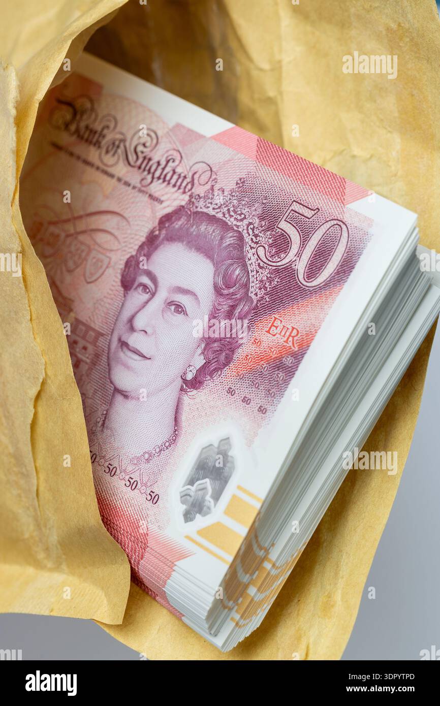 50 pound note hi-res stock photography and images - Alamy