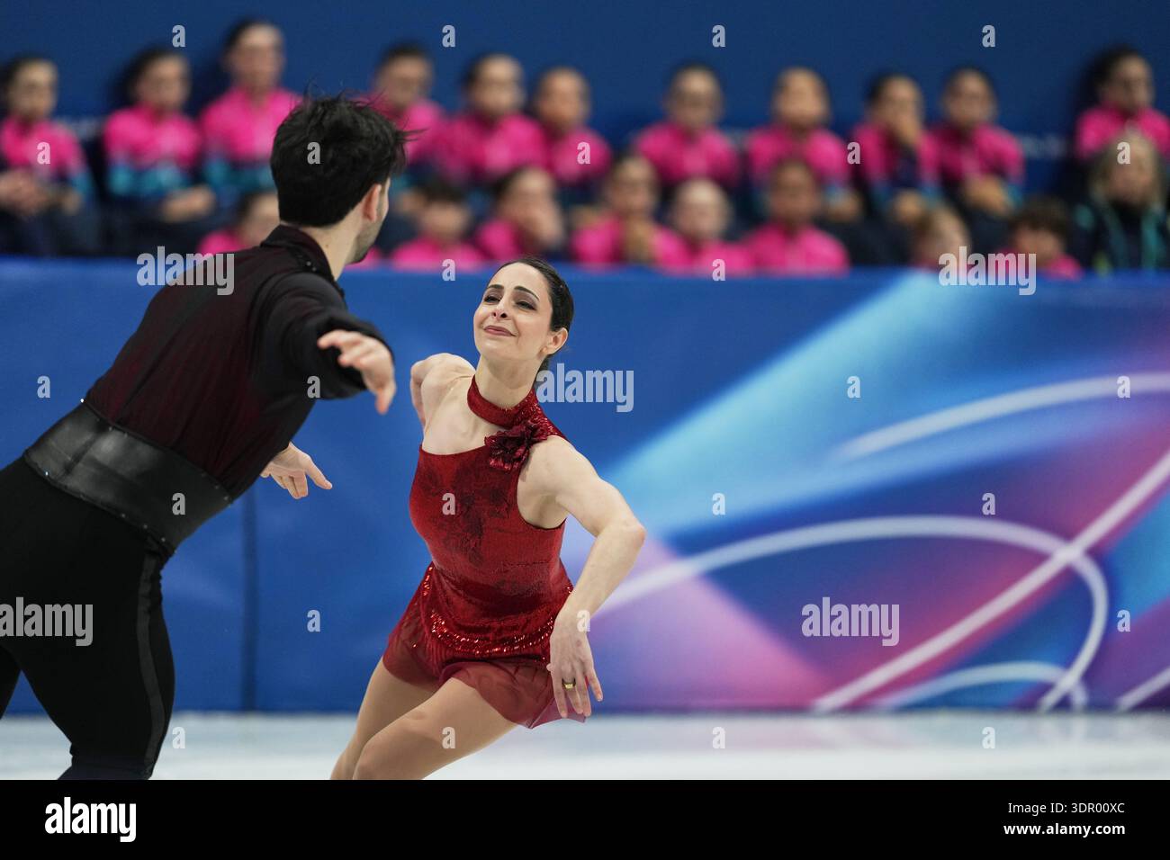 Deanna Stellato-Dudek and Maxime Deschamps of Canada compete during the ...