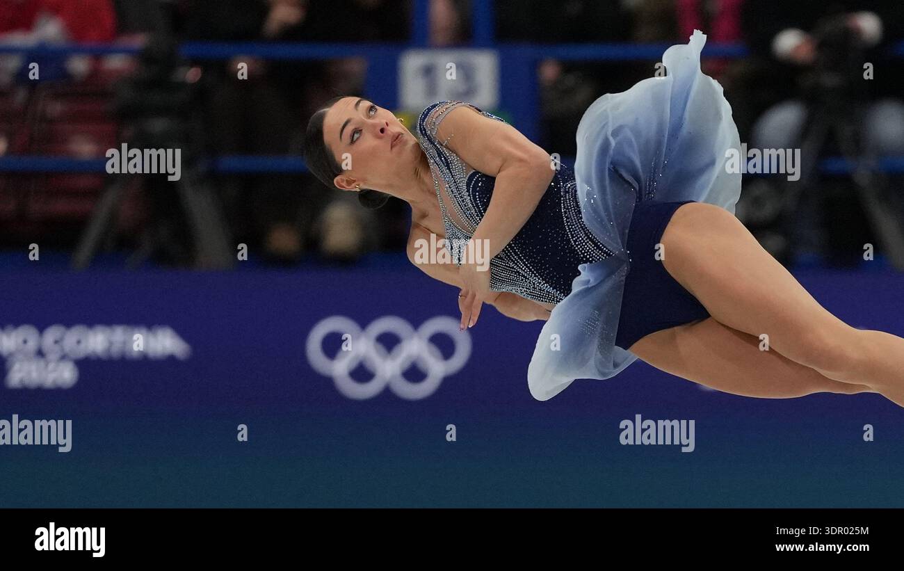 Anastasia Vaipan-Law and Luke Digby of Britain compete during the pairs ...