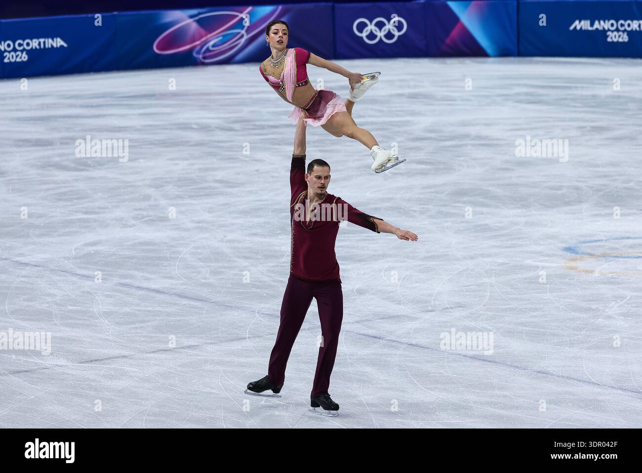 Karina Akopova/Nikita Rakhmanin (ARM) during the Olympic Winter Games ...