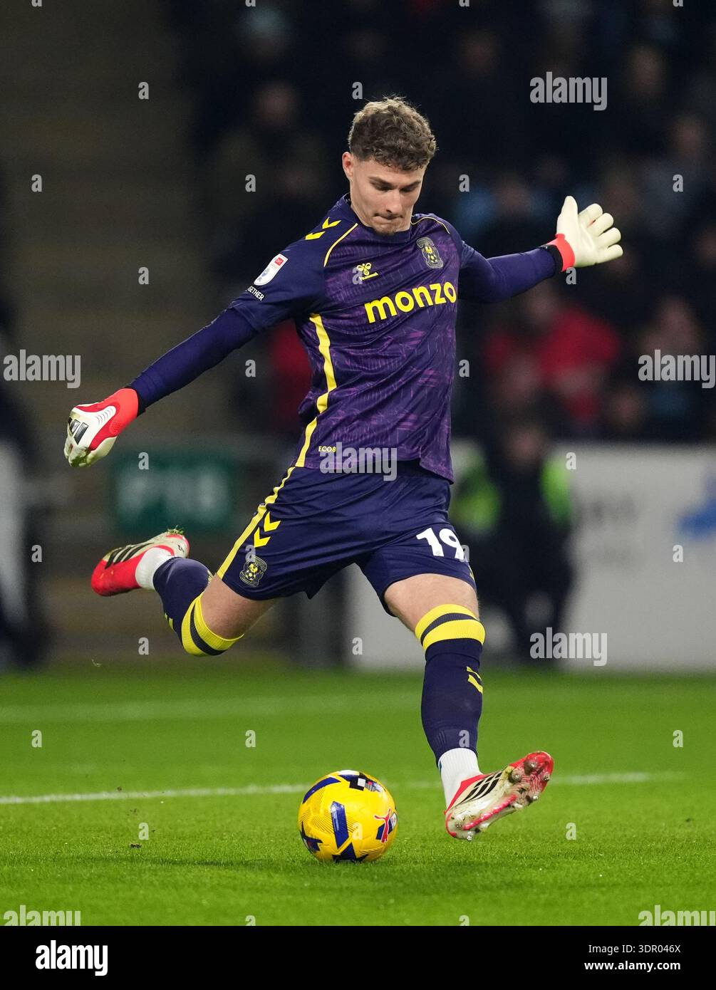 Coventry City's Coventry City goalkeeper Carl Rushworth during the Sky ...