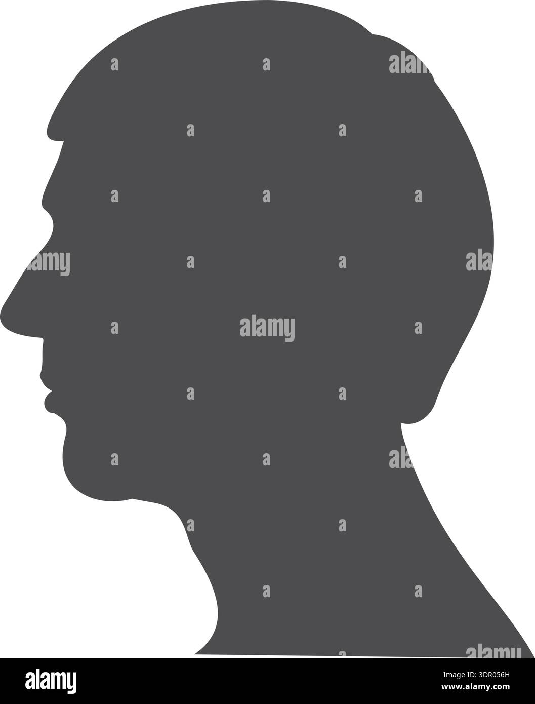 Portrait boy hairstyle side view Stock Vector Images - Alamy