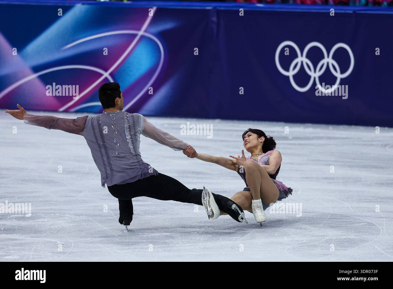 Emily Chan / Spencer Akira Howe (USA) during the Olympic Winter Games ...