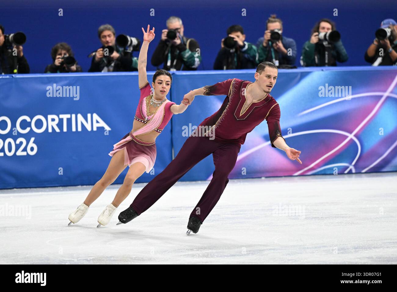 AKOPOVA Karina / RAKHMANIN Nikita (ARM) during Figure Skating, Olympic ...