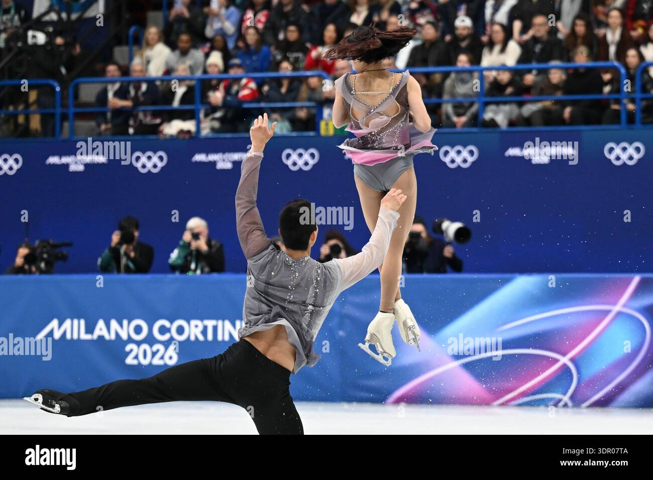 CHAN Emily/HOWE Spencer Akira (USA) during Figure Skating, Olympic ...