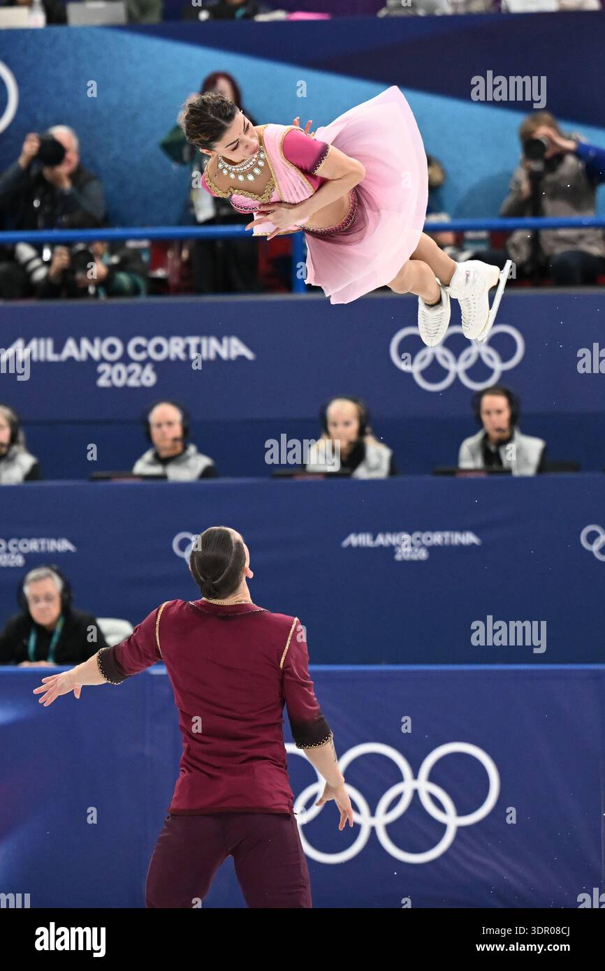 AKOPOVA Karina / RAKHMANIN Nikita (ARM) during Figure Skating, Olympic ...