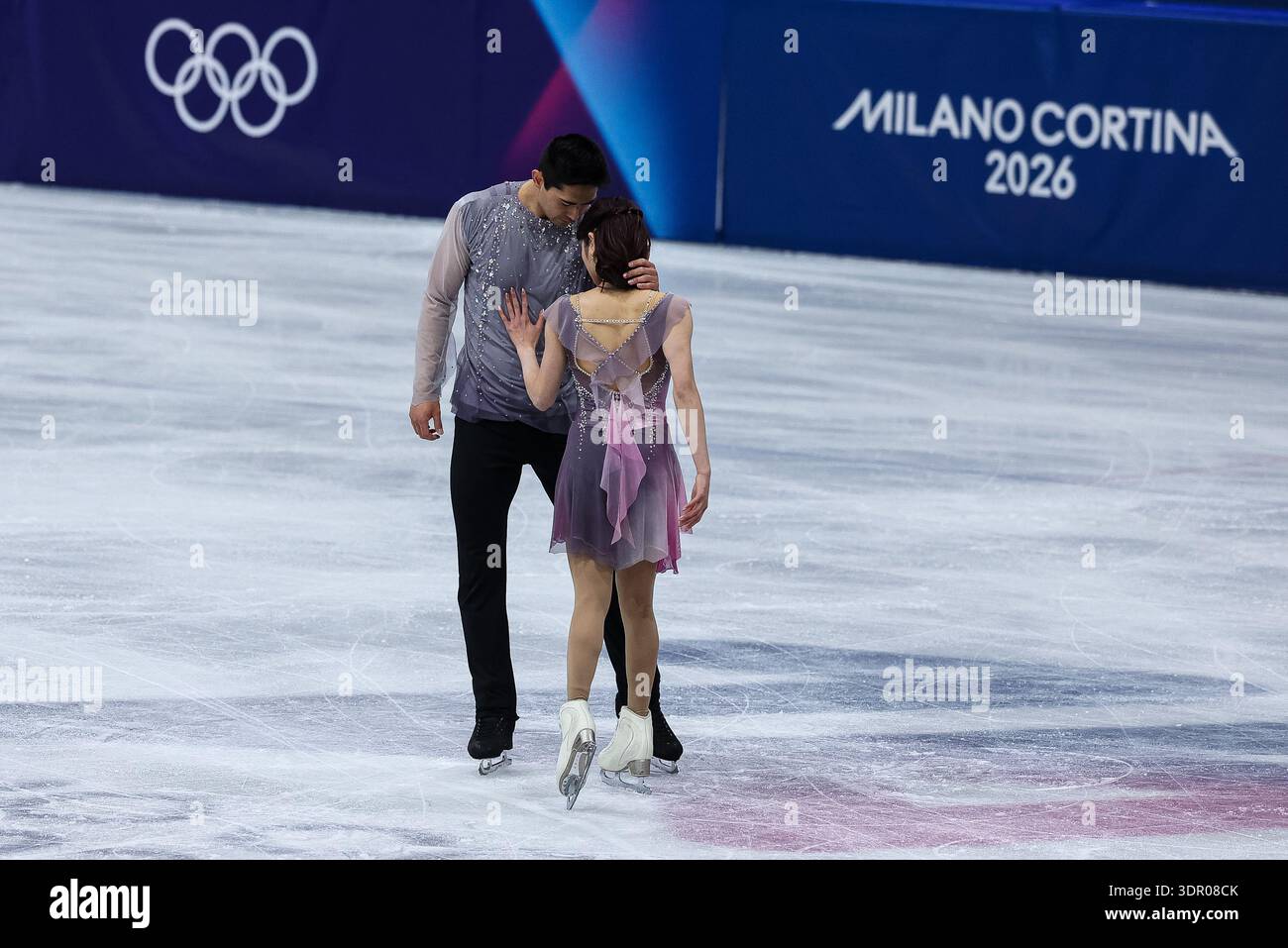Emily Chan / Spencer Akira Howe (USA) during the Olympic Winter Games ...