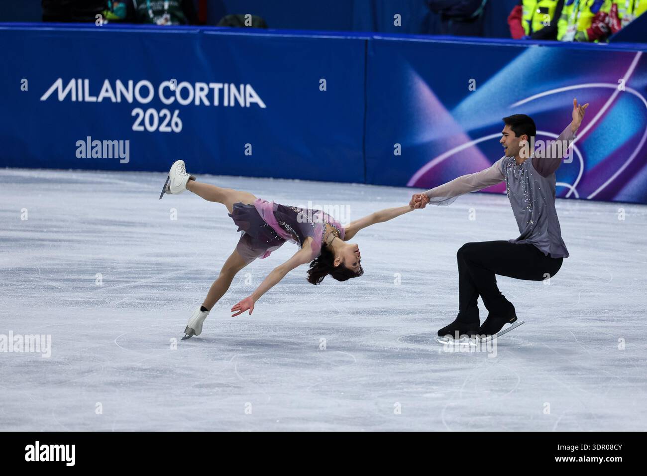 Emily Chan/Spencer Akira Howe (USA) during the Olympic Winter Games ...