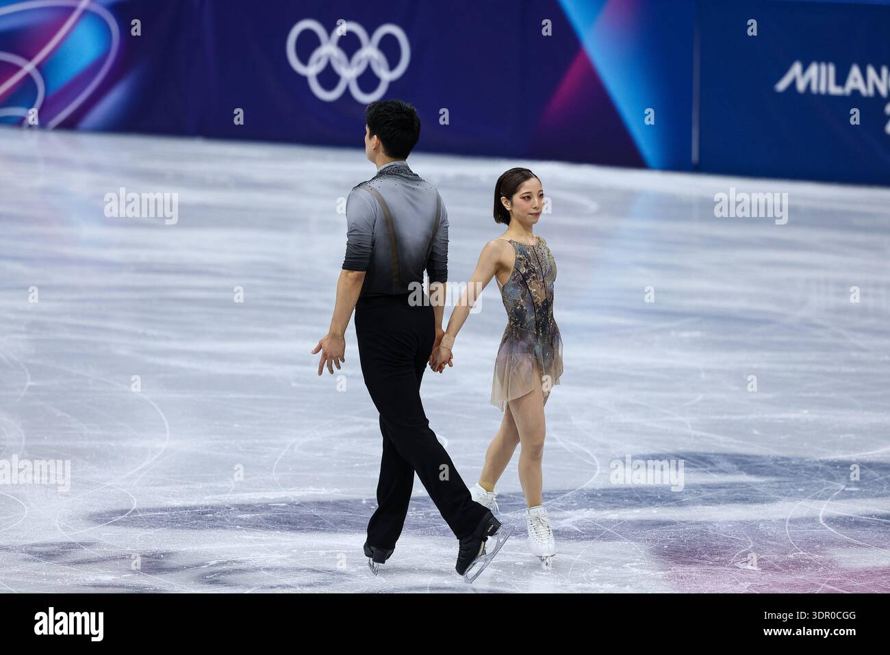 Riku Miura / Ryuichi Kihara (JPN) during the Olympic Winter Games ...