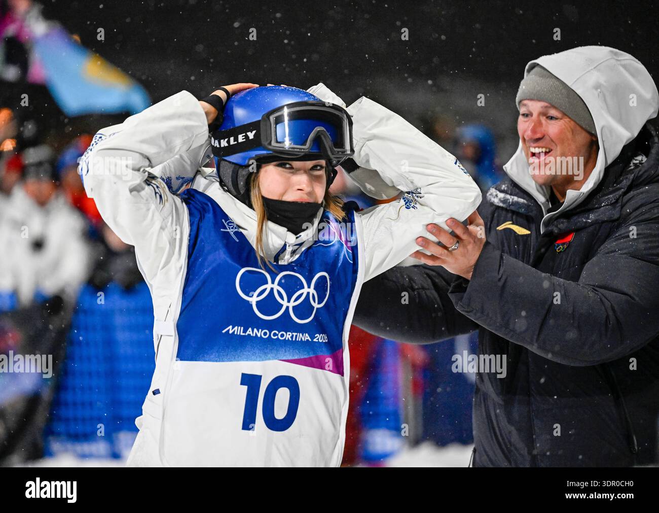 Ailing Eileen Gu of China during the first run of the Women's Freeski ...