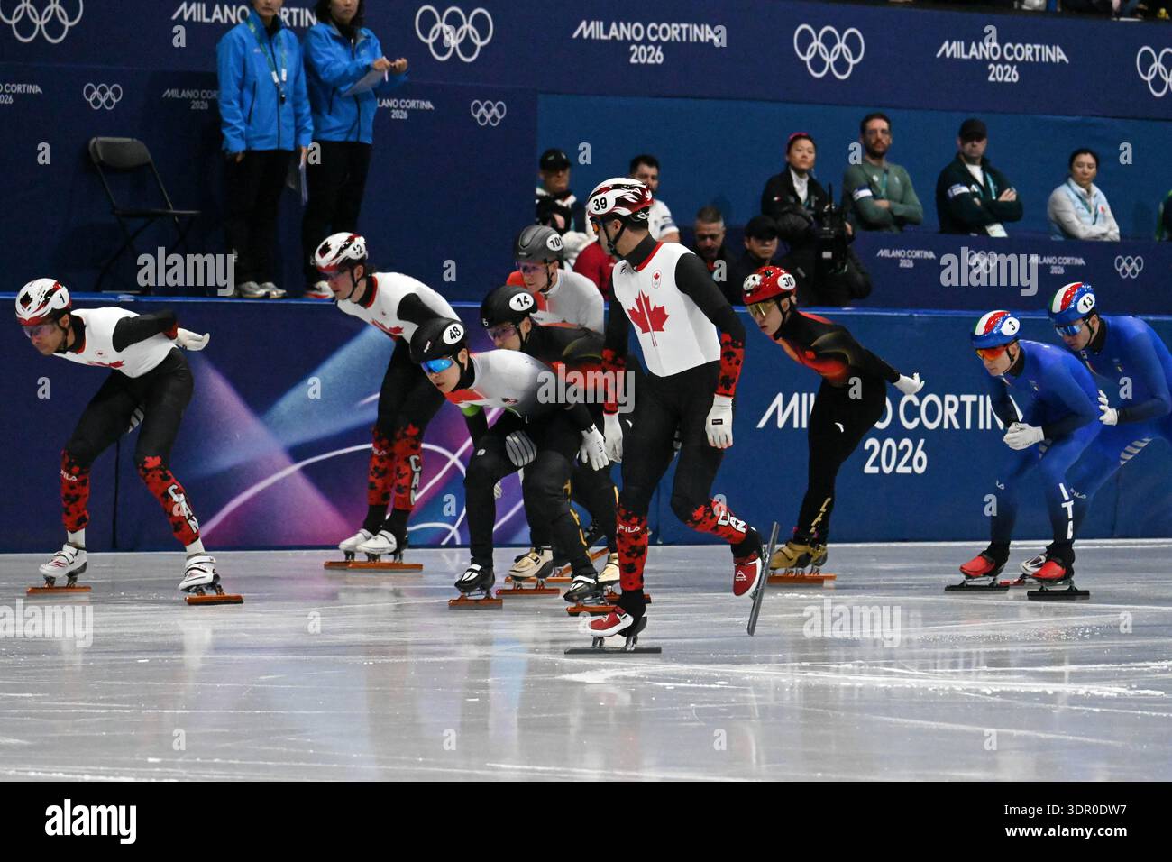 Canada, Hungary, China ed Italy in action during Short Track Speed ...