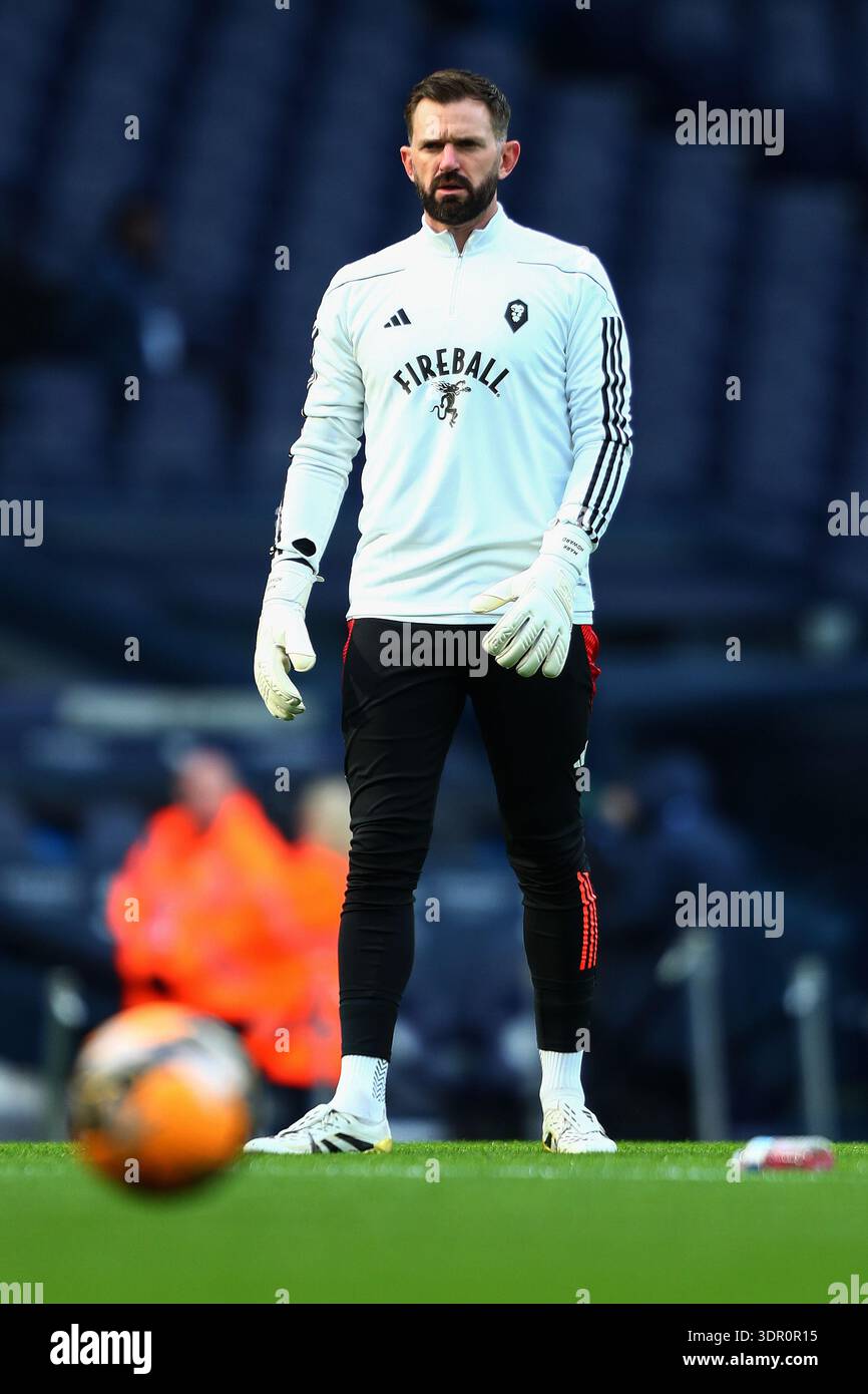 Mark Howard, Goalkeeper of Salford City during the Manchester City v ...