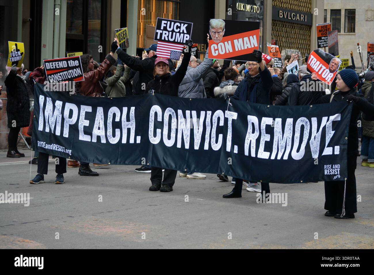 New York, New York, USA, 16th February, 2026. Presidents Day protest ...