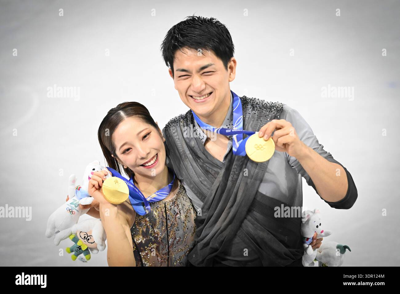 Riku Miura Ryuichi Kihara (JPN), first place, gold medal, Skating, Pair ...