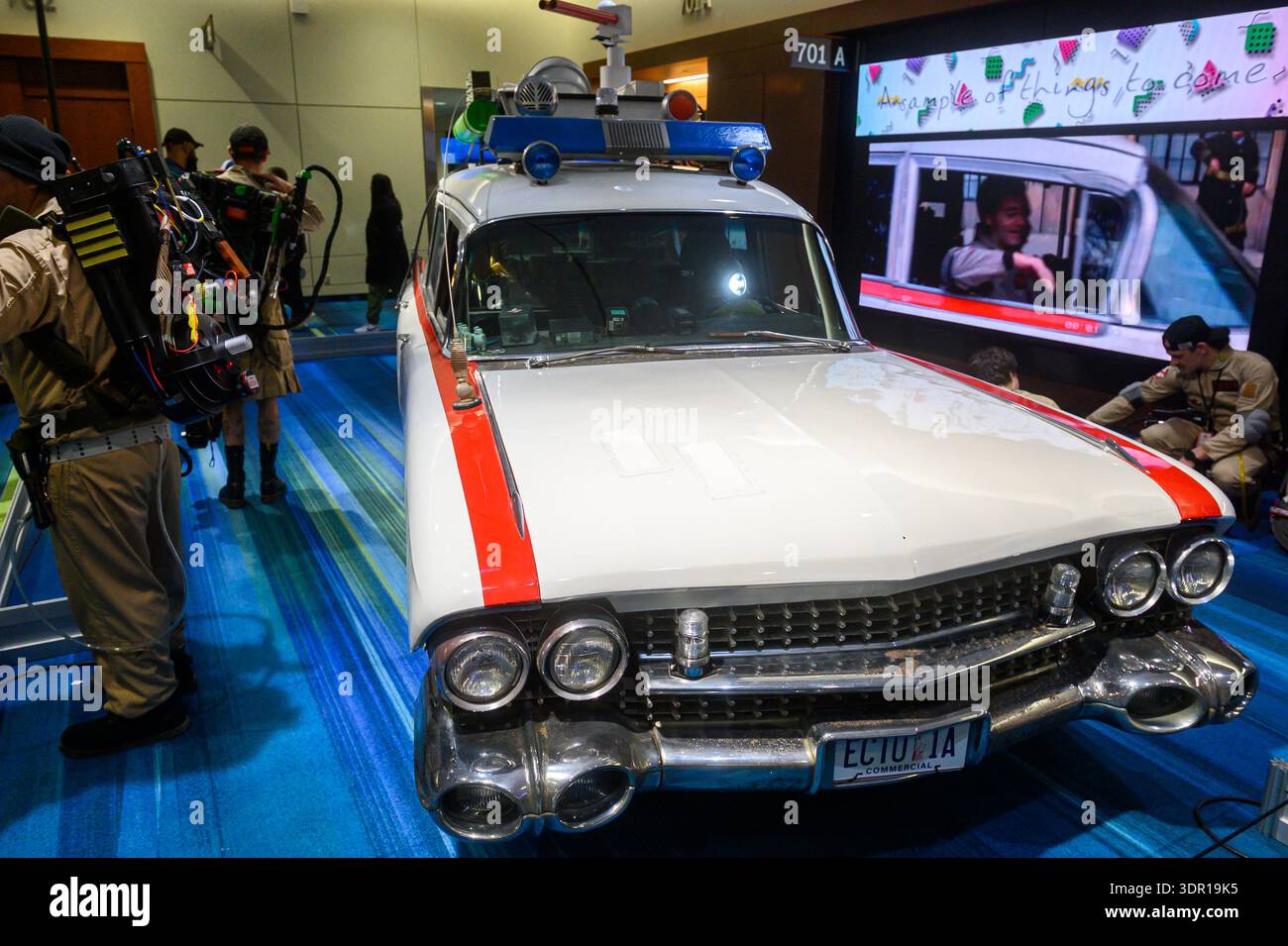 Toronto, ON, Canada - February 14, 2026: Iconic Ghostbusters Ecto-1 on ...