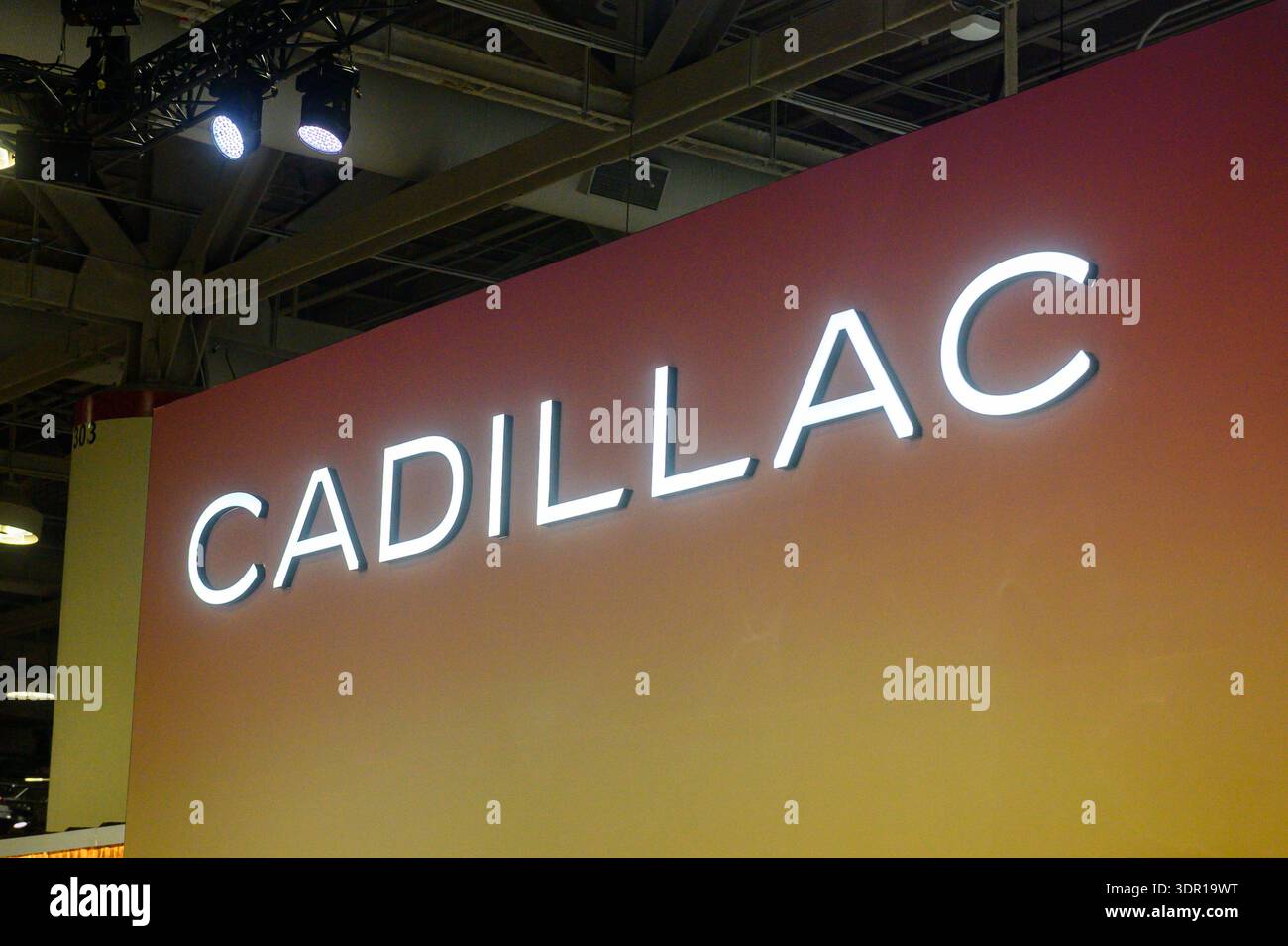 Toronto, ON, Canada - February 14, 2026: Cadillac name, an American ...