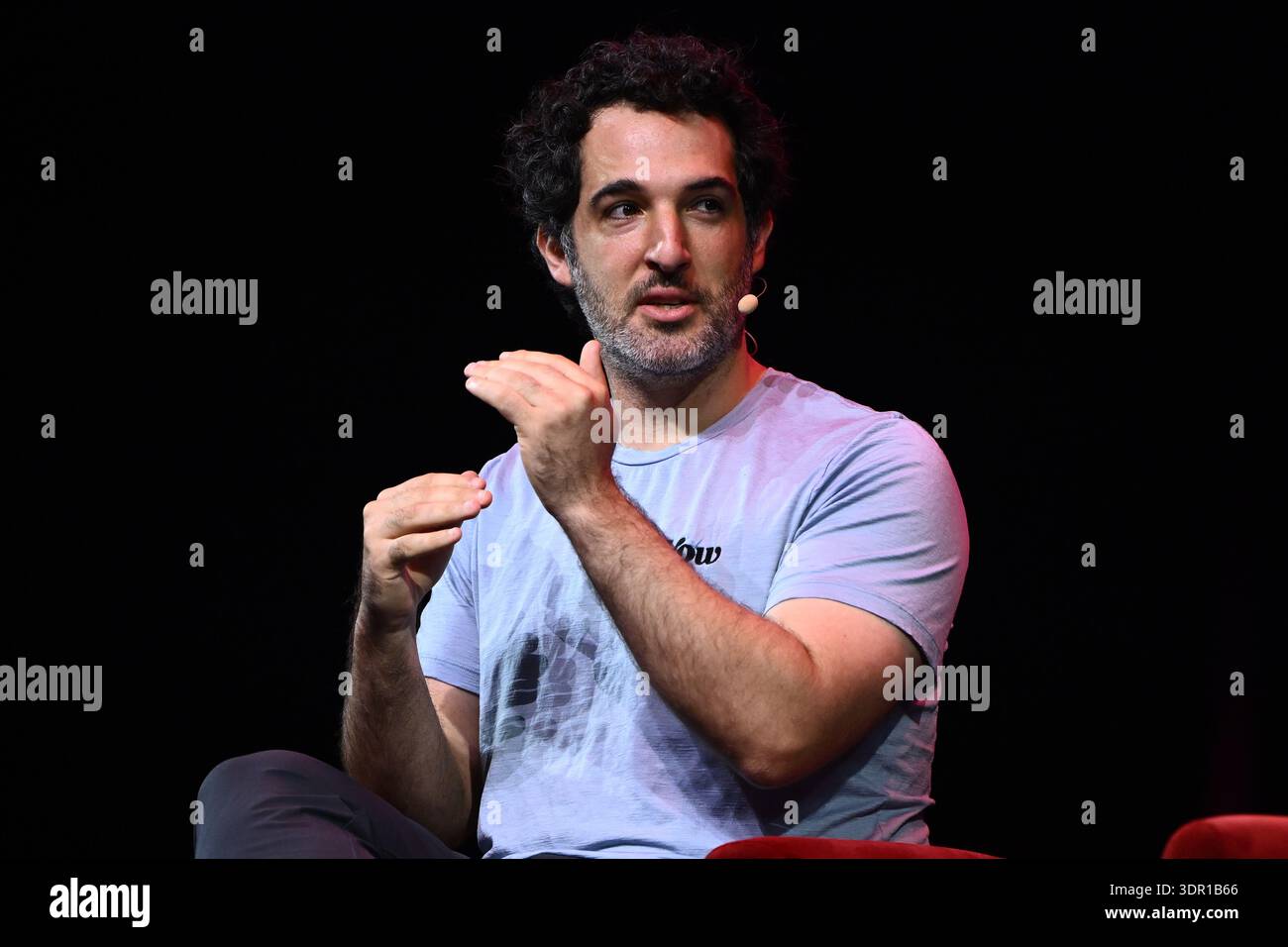 Vow Co-Founder and CEO George Peppou during a panel discussion during ...