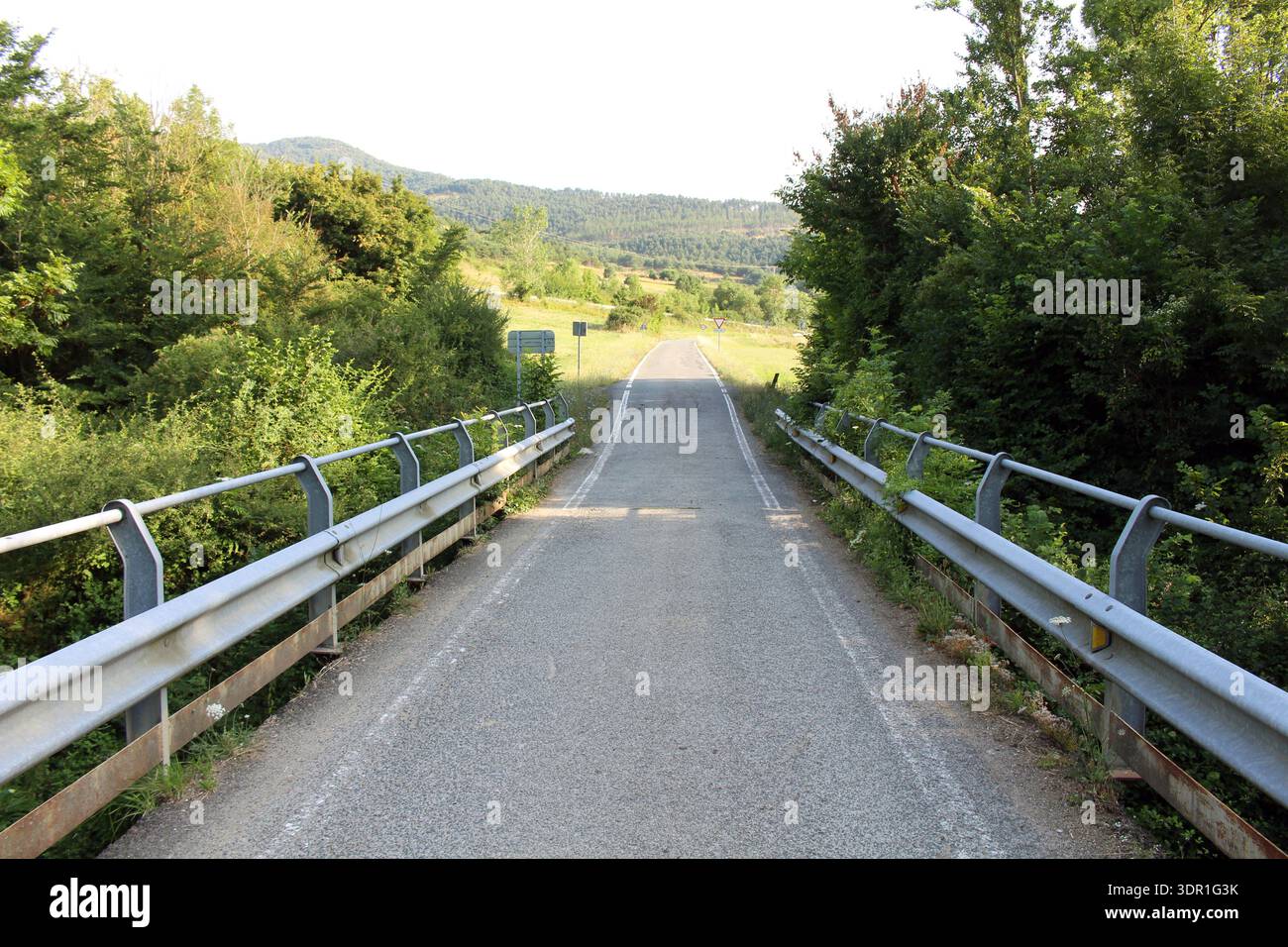 Natural scenery of mountains, green fields, and countryside around ...