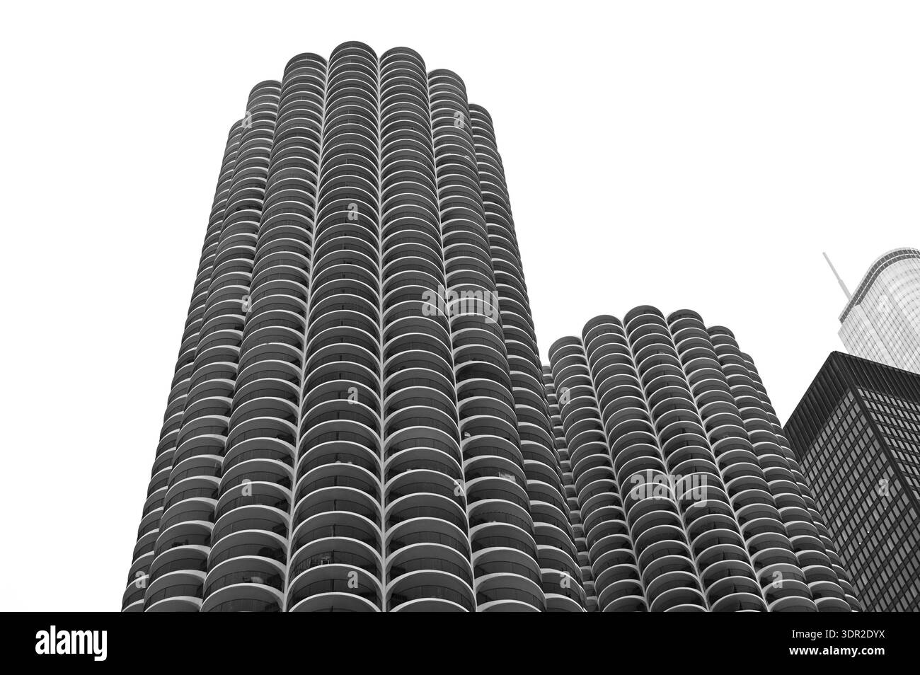 Marina City Towers, residential and commercial complex, Chicago ...