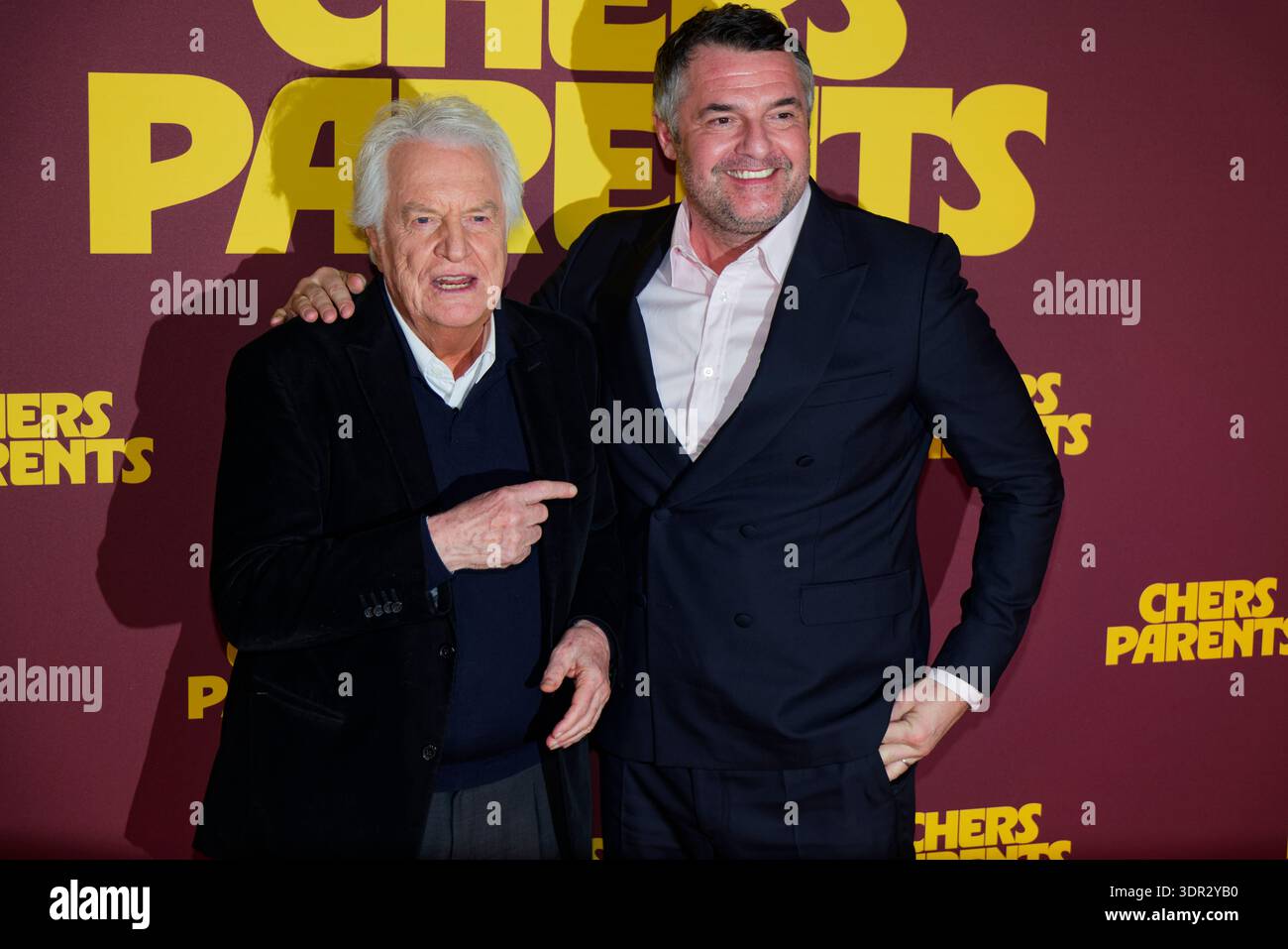 Paris, France. 16th Feb, 2026. André Dussollier and Arnaud Ducret ...