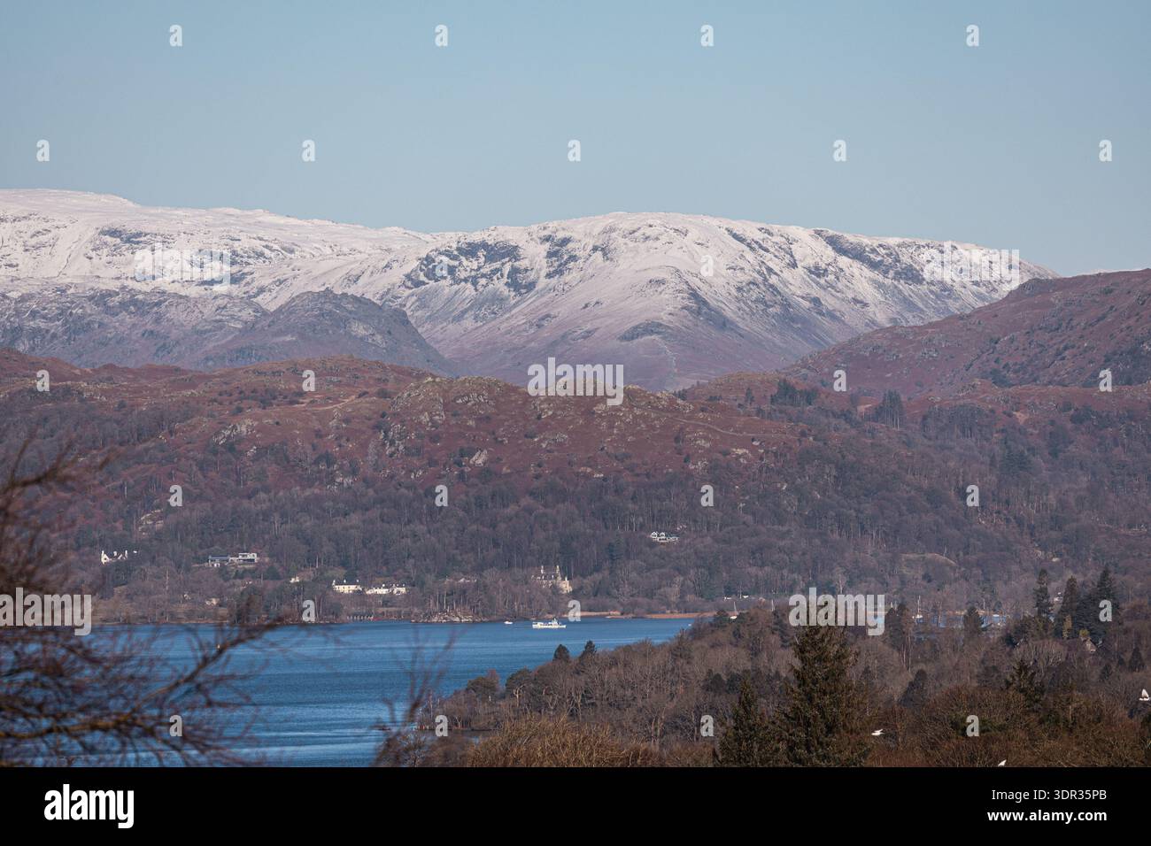 Lake Windermere, Cumbria, UK 17th February 2026 UK Weather Cumbria ...