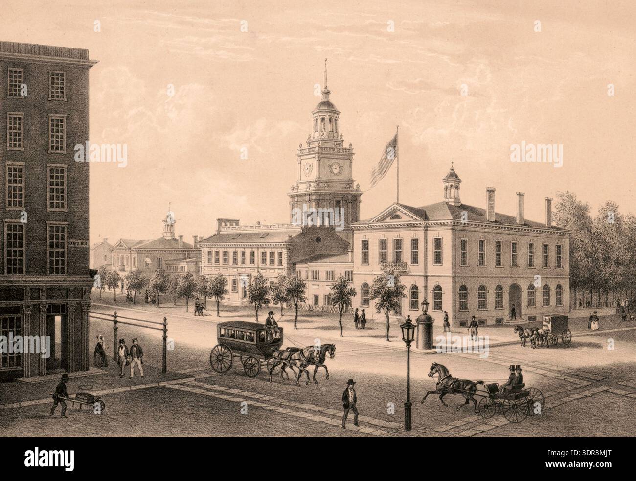 The state house of philadelphia 1776 hi-res stock photography and ...