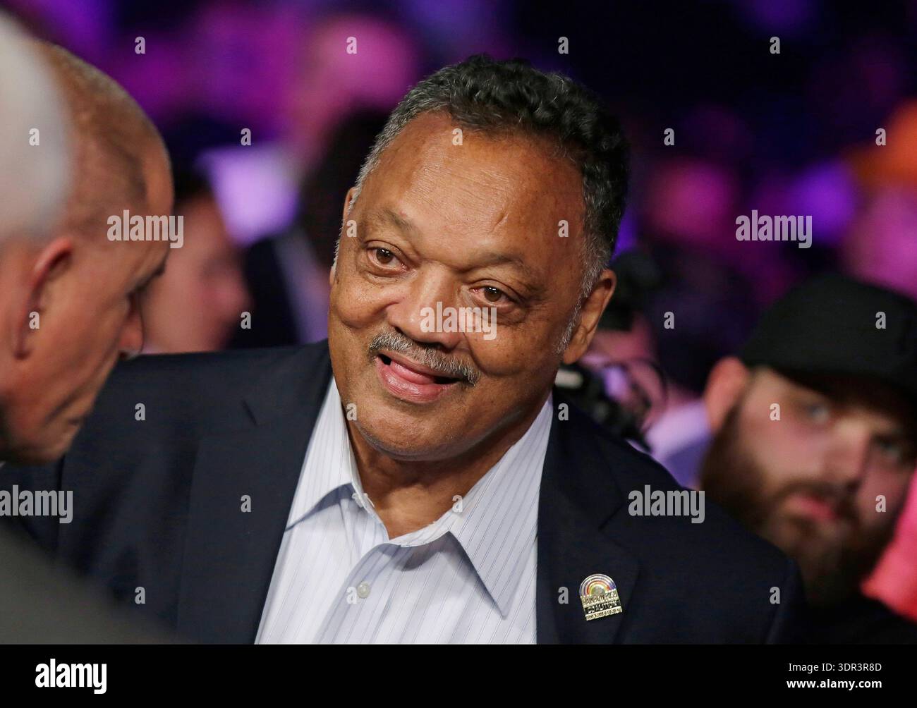 FILE - Jesse Jackson joins the crowd before the start of the world ...