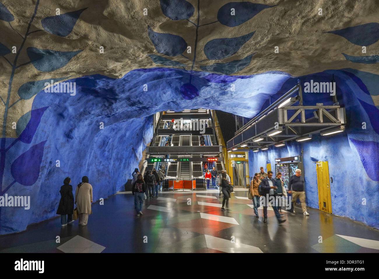 Sweden, Stockholm, Norrmalm district, T Centralen metro station Photo ...