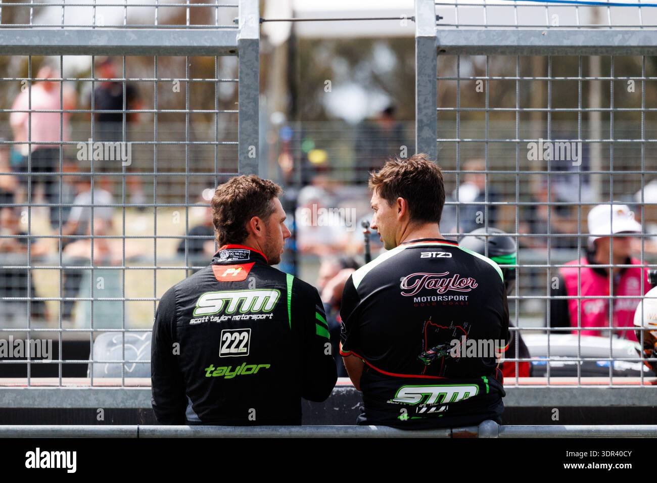 Cameron Waters (L) and Chaz Mostert (R) of the Scott Taylor Motorsport ...