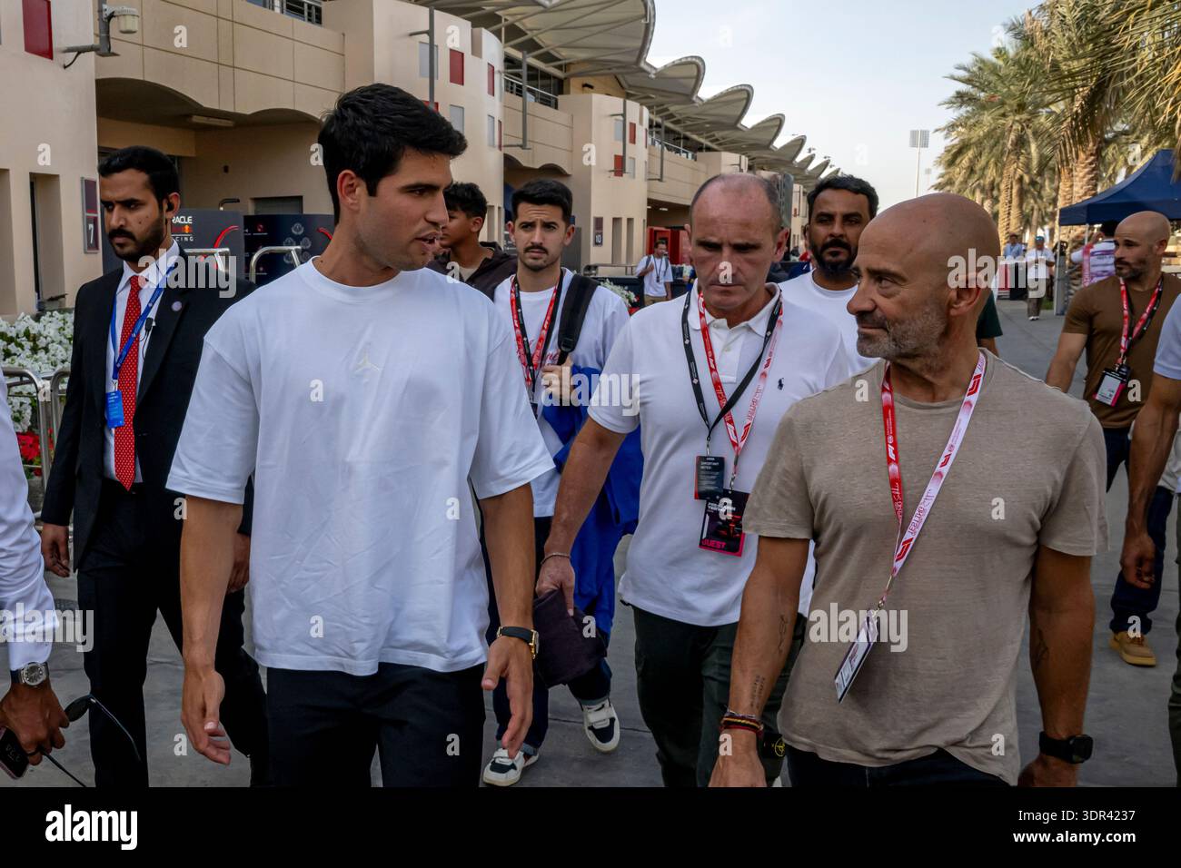 Sakhir, Bahrain, 12 Feb 2026, Keanu Reeves, famous movie star attending ...