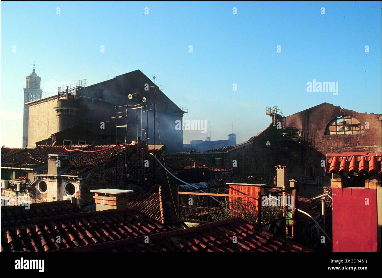 VENICE - **SPECIAL FEE** LA FENICE THEATRE IN VENICE AFTER THE FIRE ...