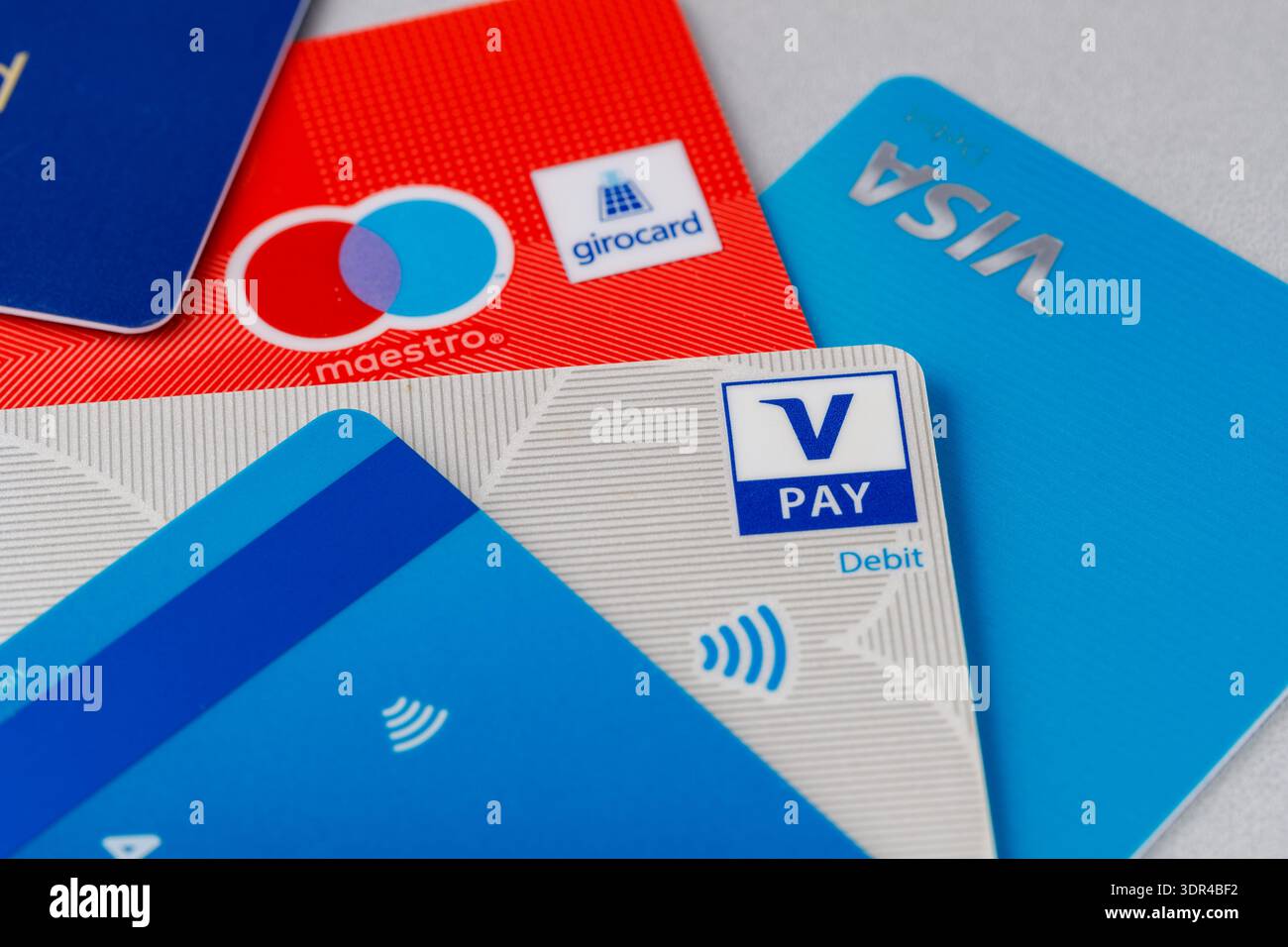 Various cards payment system hi-res stock photography and images - Alamy