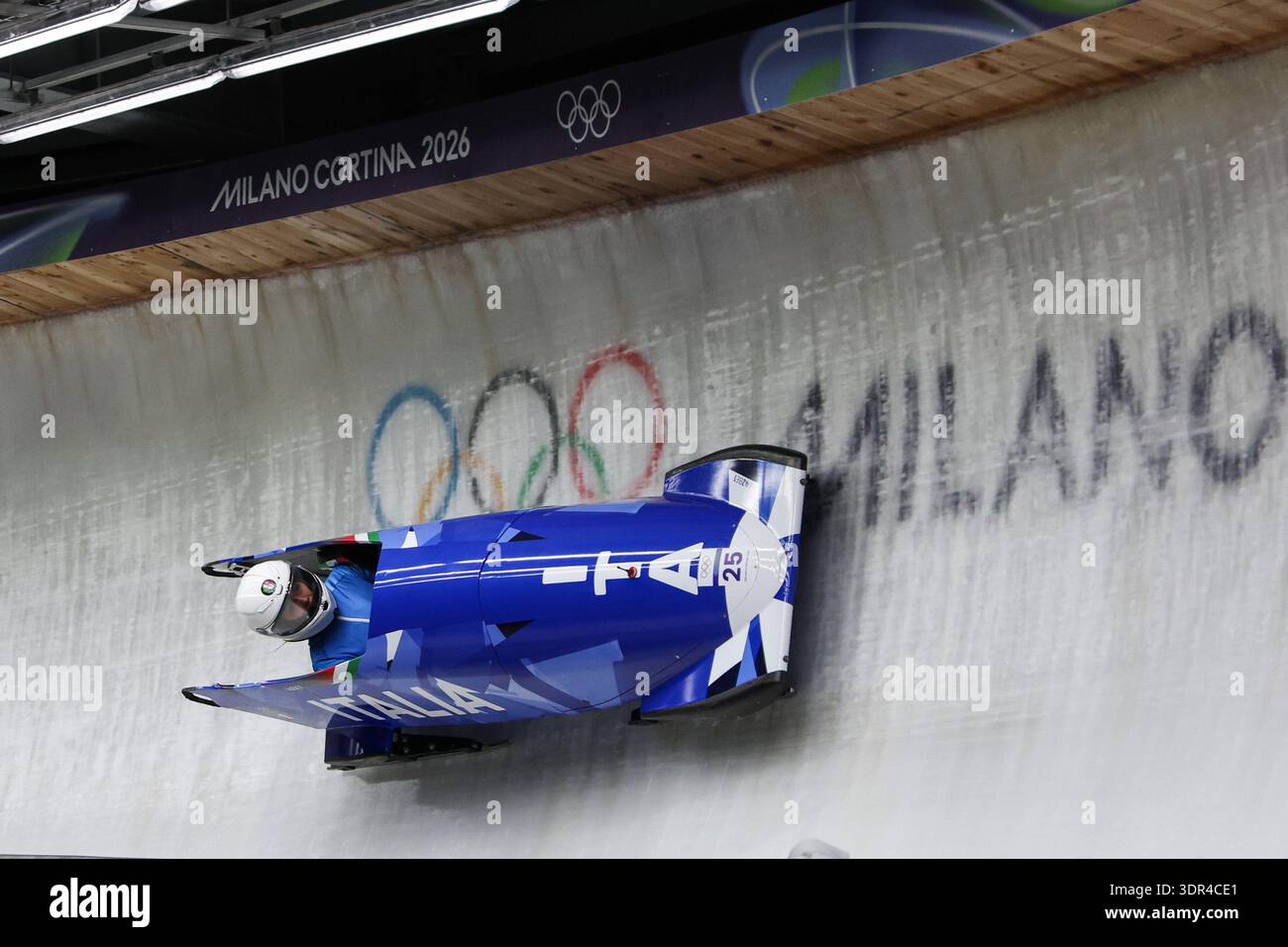Giada Andreotti from Italy competes during the Olympic Winter Games ...