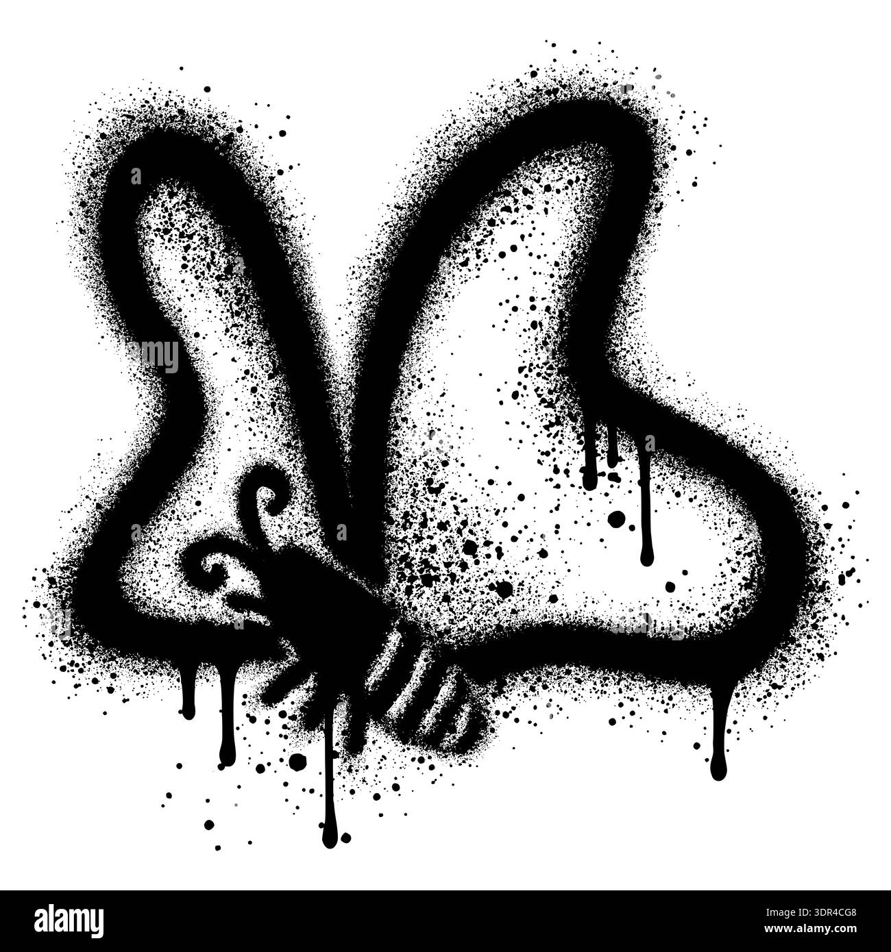 Paint splatter graffiti wall Black and White Stock Photos & Images - Alamy